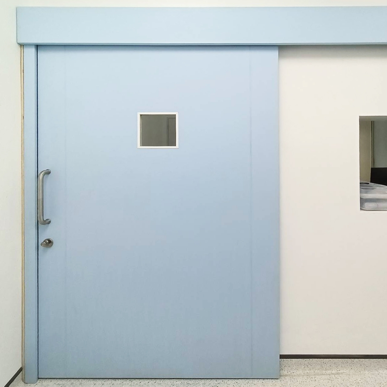 Lead Line Sliding Door ประตูกันรังสีแบบบานเลื่อน - Radiation House